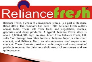 FOOD AND GROCERY SECTOR IN INDIA | PPT