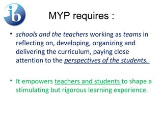 Myp assessment | POT