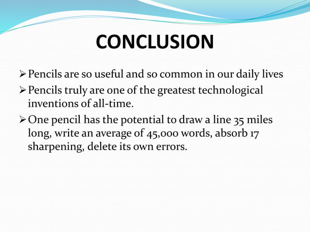 Pencil invention | PPTX