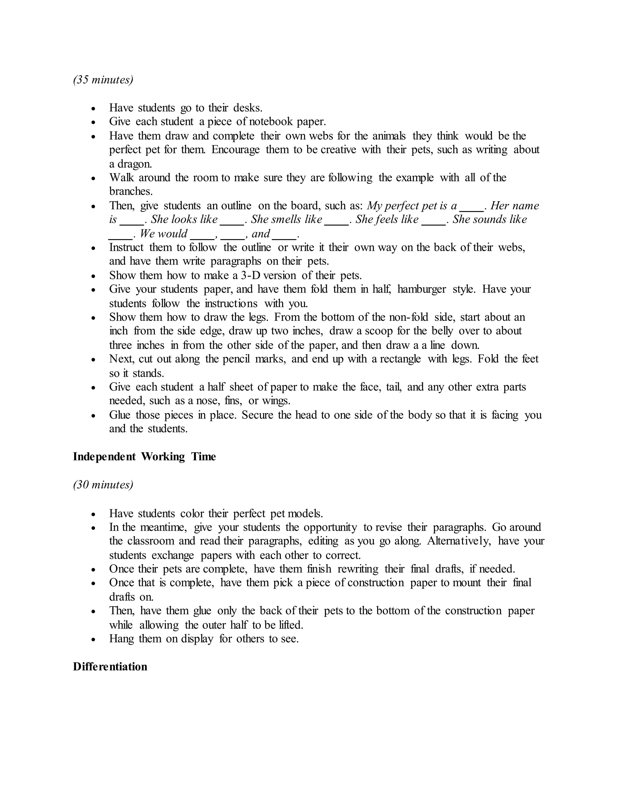 My perfect pet | DOCX