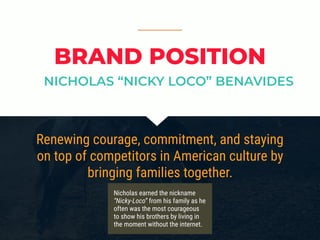 Personal Brand exploration- Nicholas A Benavides | PPT | Free Download