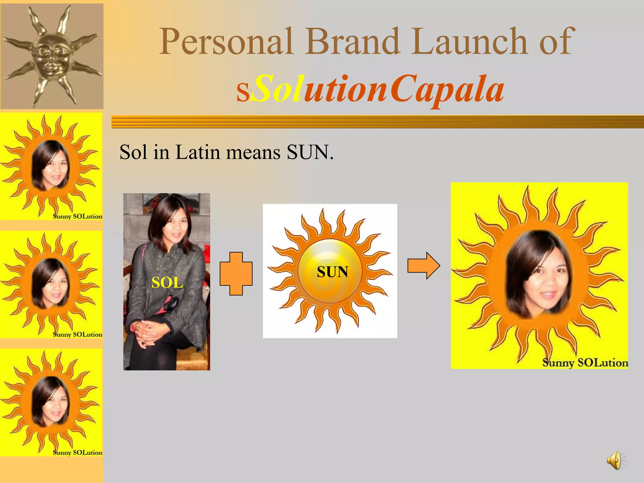 My personal brand launch | PPT