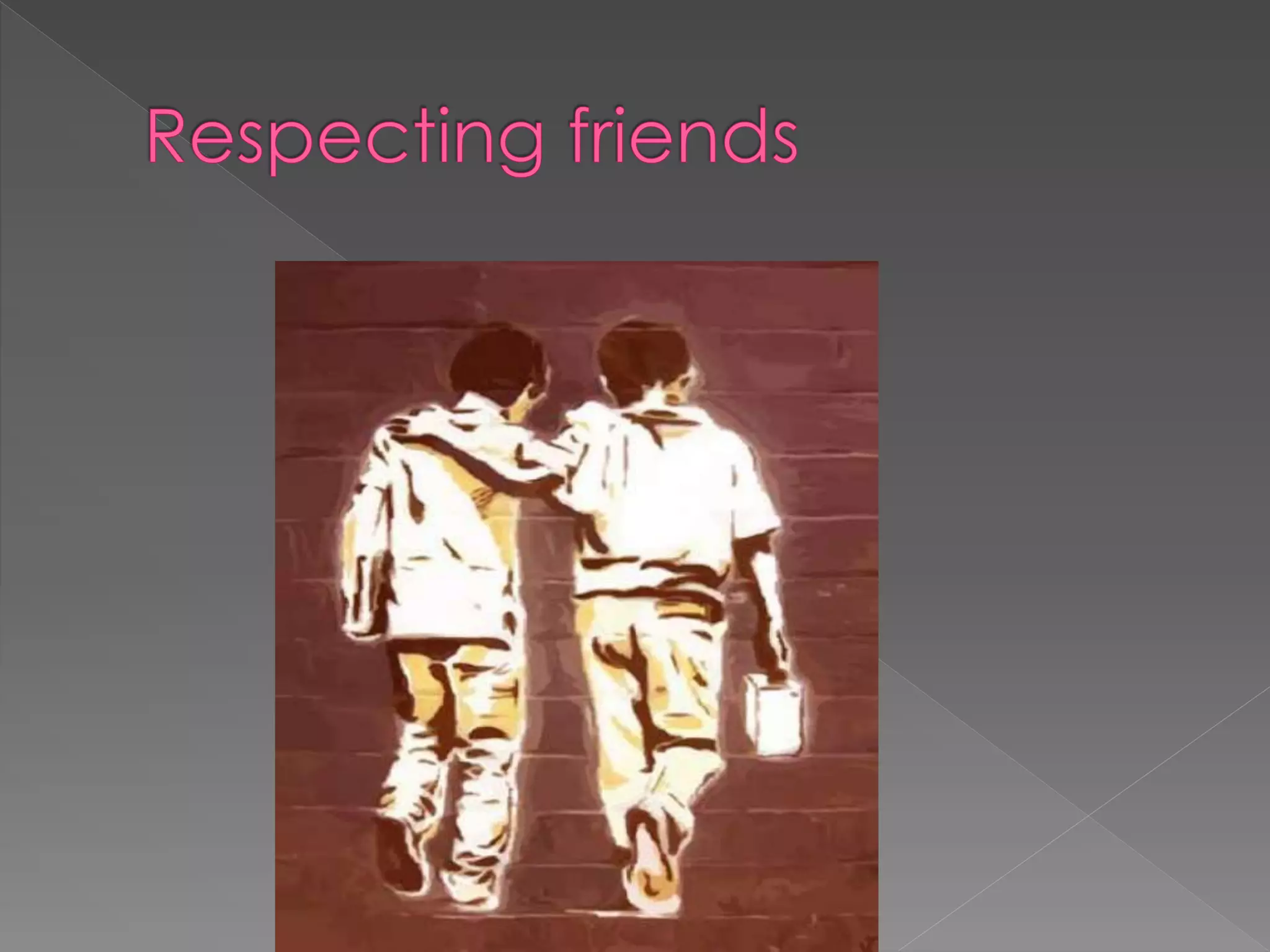My personal definition of respect | PPTX