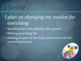 My Personal Fitness Program | PPTX | Fitness and Exercise | Healthy Living