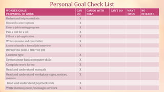 My personal goals | PPT
