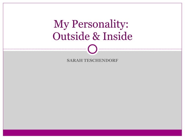 My Personality | PPT