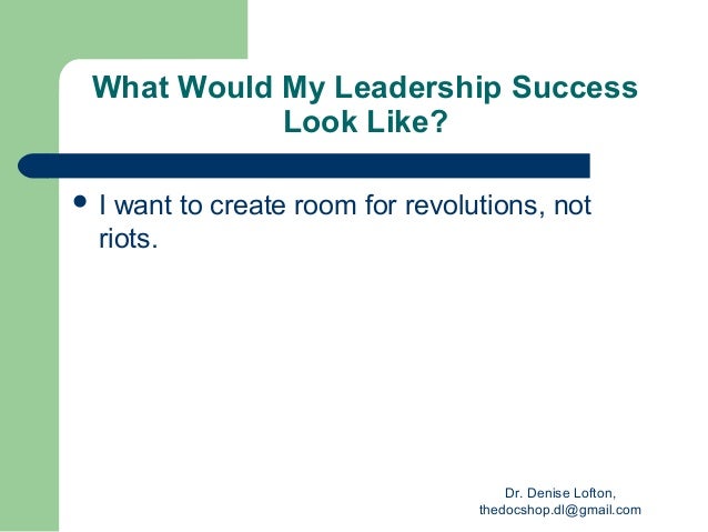 My Personal Leadership Statement my-personal-leadership-statement