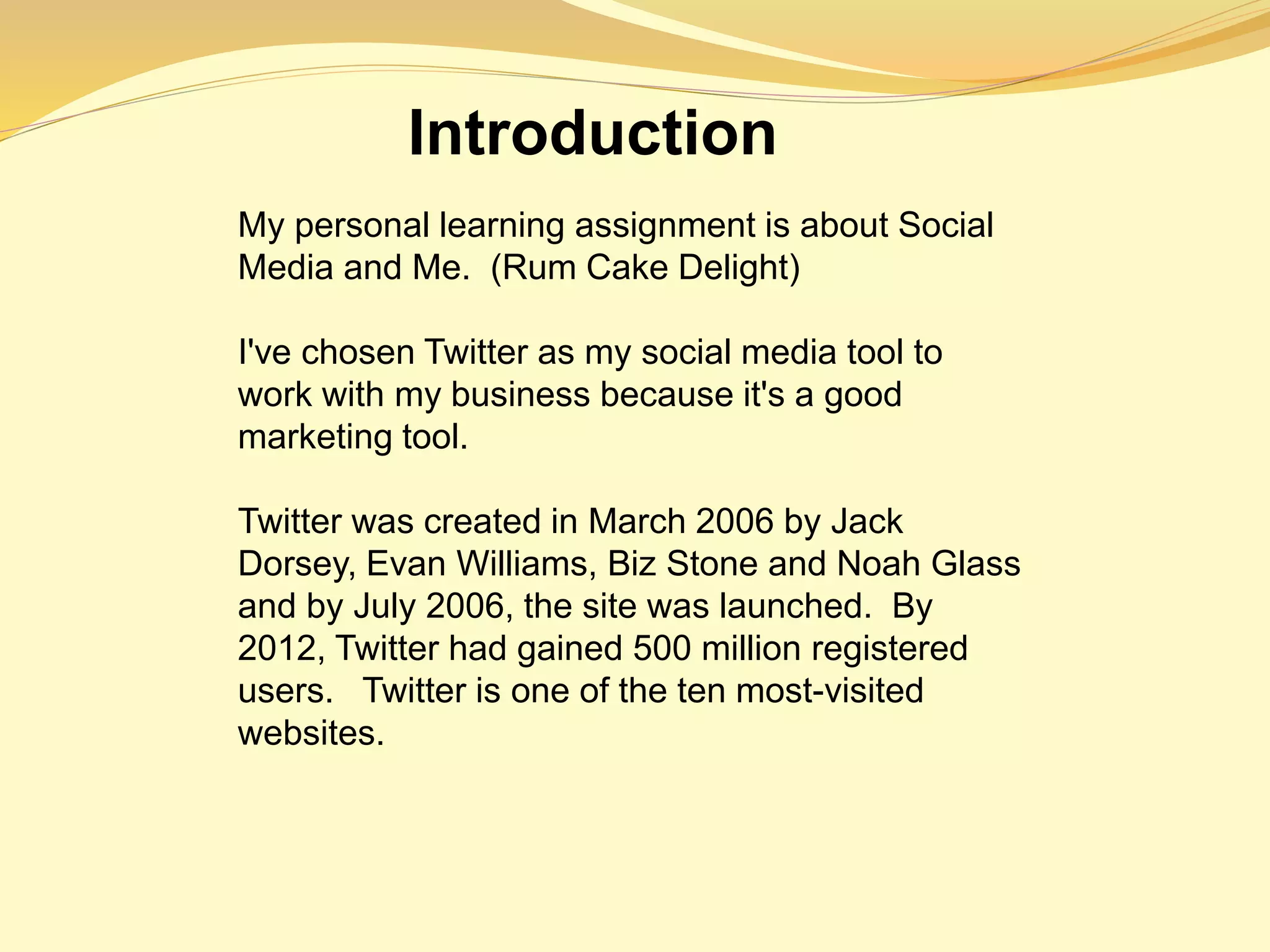 My personal learning assignment | PPT