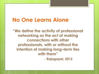My Personal Learning Network: Presentation | PPTX