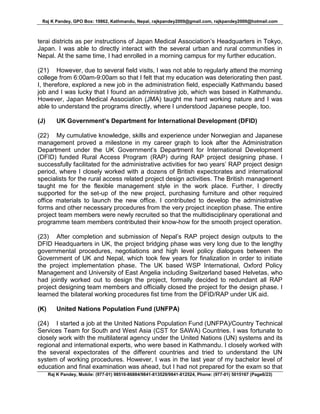 My personal profile with cv | PDF