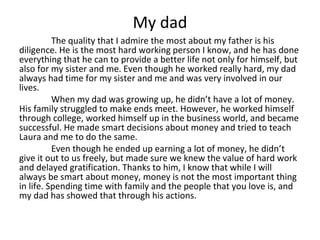 My person who i admire | PPT