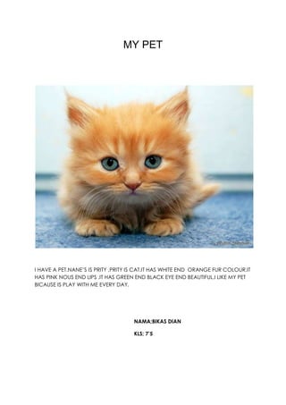 My pet | PDF