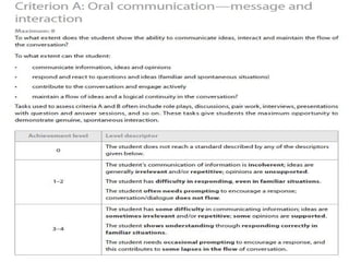 Myp grading criteria | PPT
