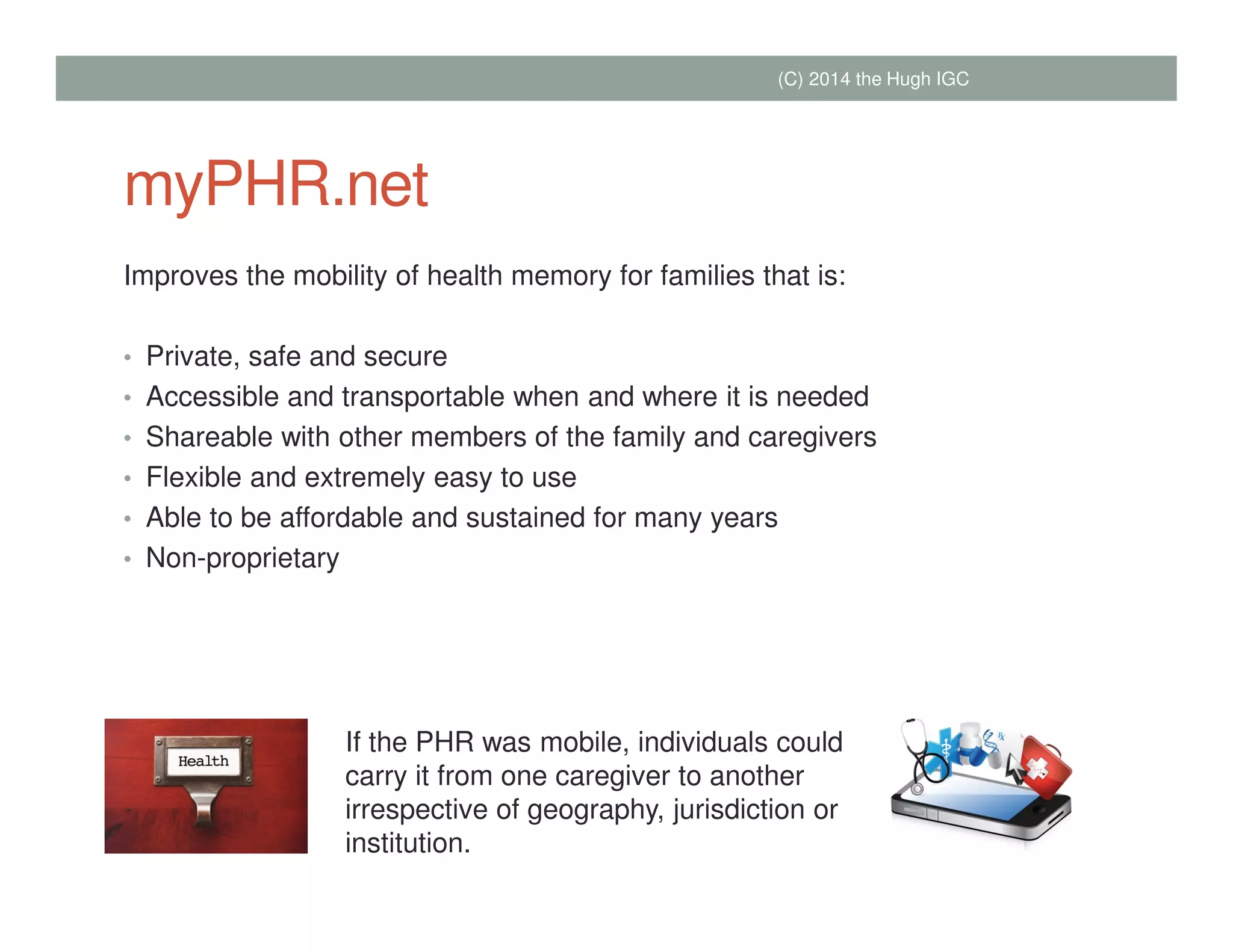 What is myPHR.net? | PPT