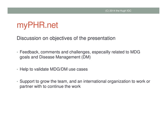 What is myPHR.net? | PPTX