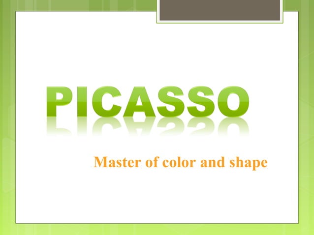 My picasso | PPT