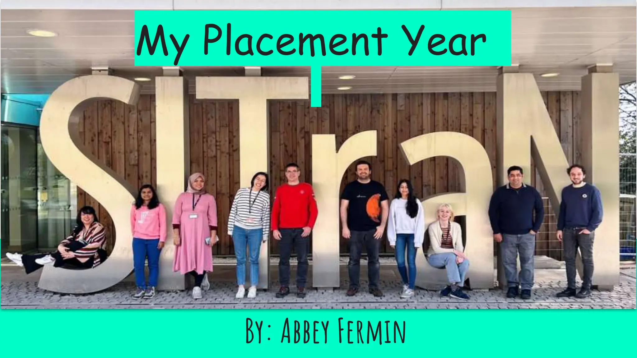 My placement 2022/2023 at Sitran with RNA bio LAb under Prof. Guillaume ...