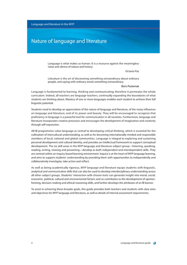 MYP Language and literature guide .pdf