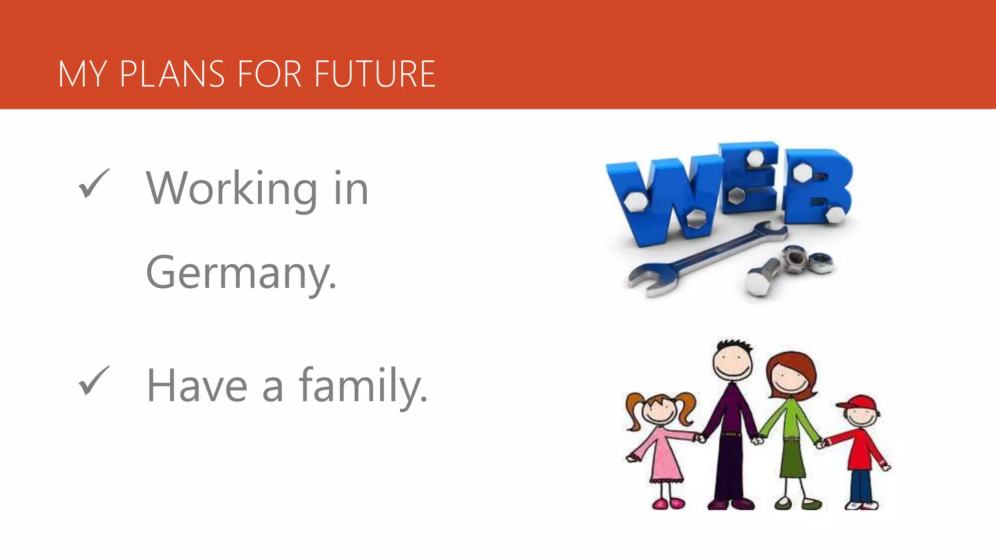 My plans for the future | PPTX