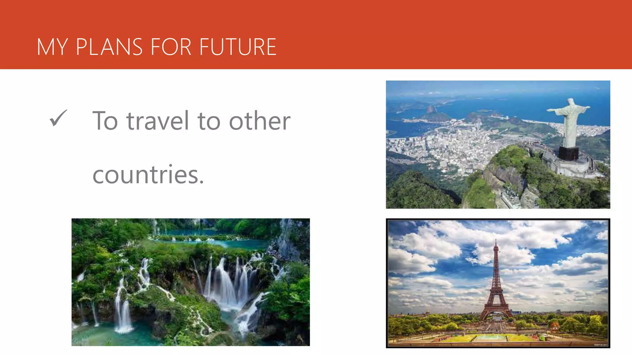 My plans for the future | PPTX