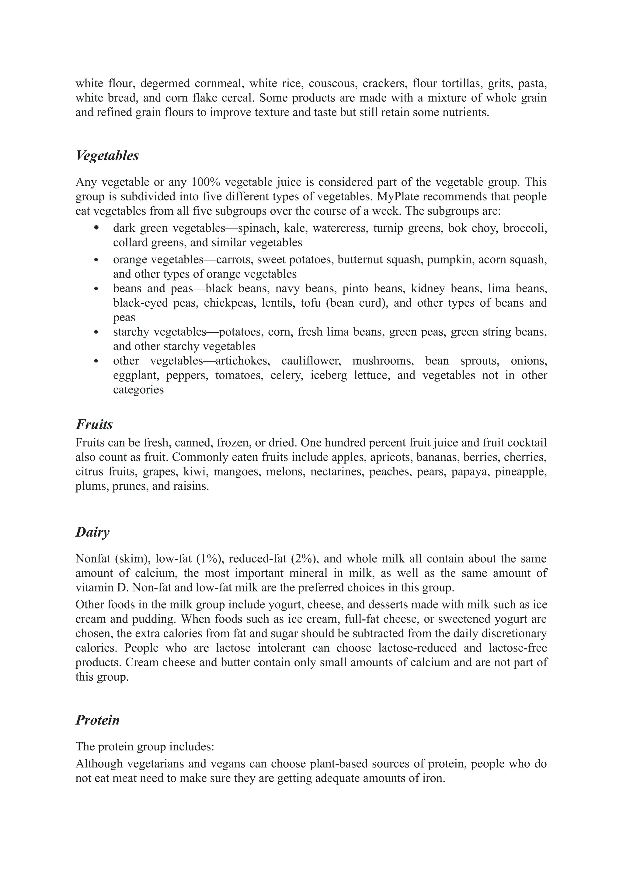 My Plate: A Simple Guide to Balanced Nutrition | DOCX