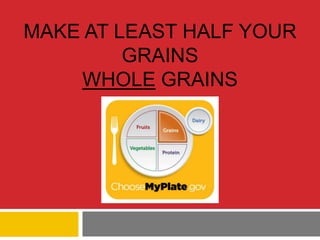 MyPlate Overview | PPTX