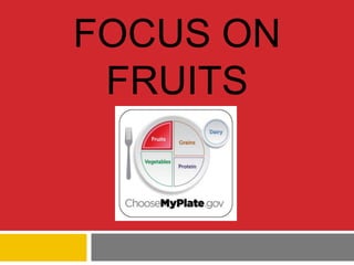 MyPlate Overview | PPTX