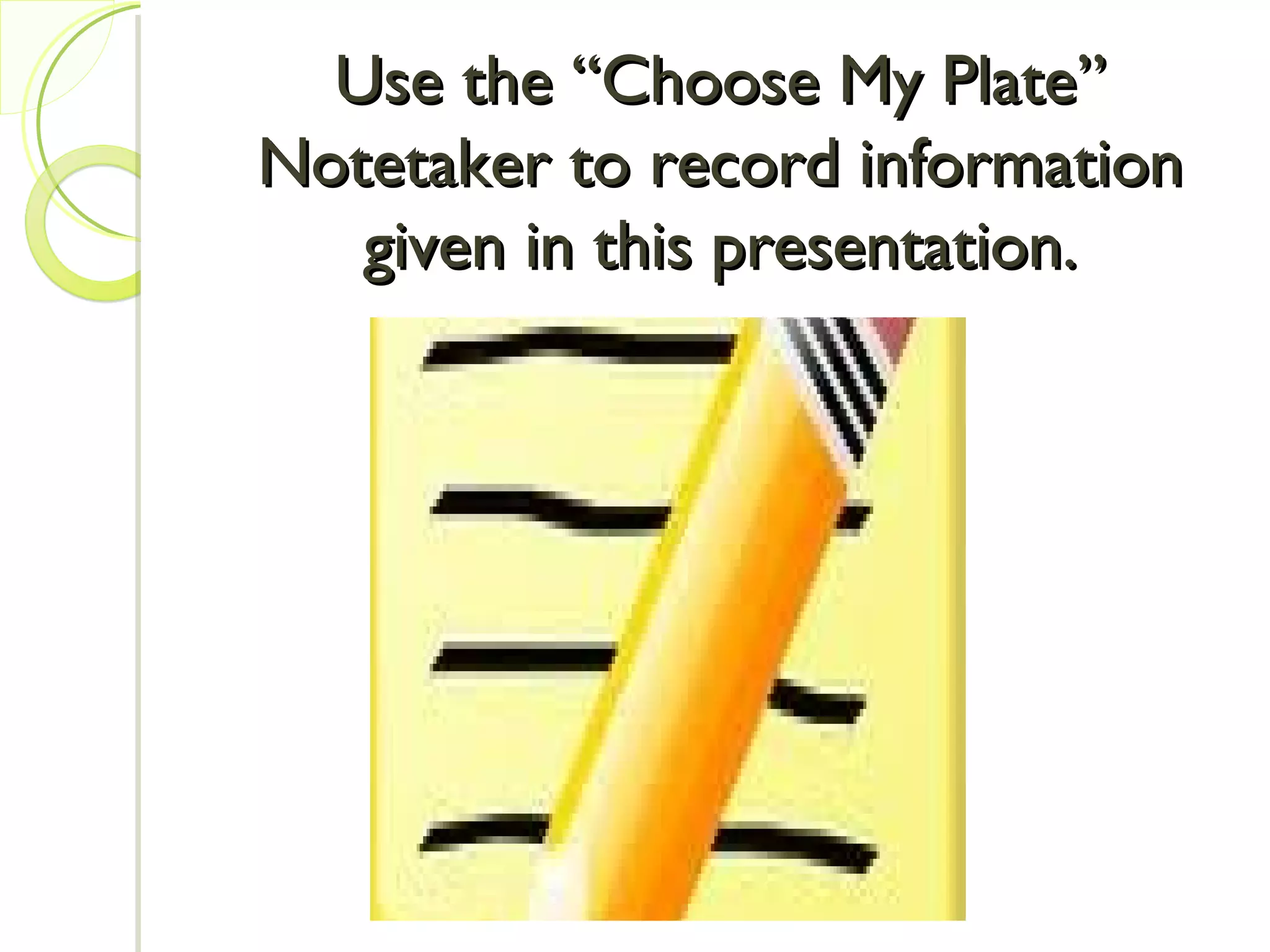 My plate presentation for students | PPT