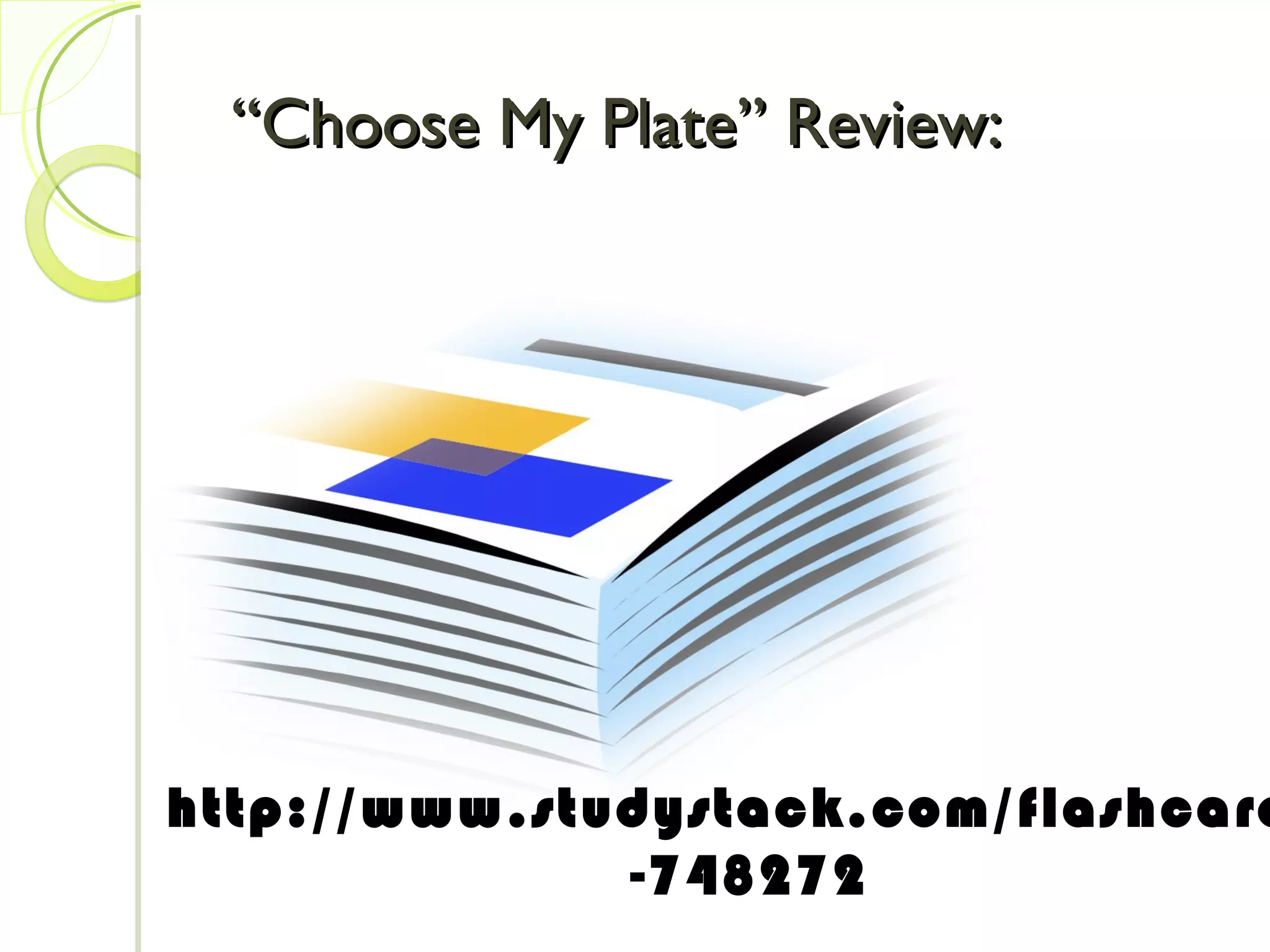 My plate presentation for students | PPT