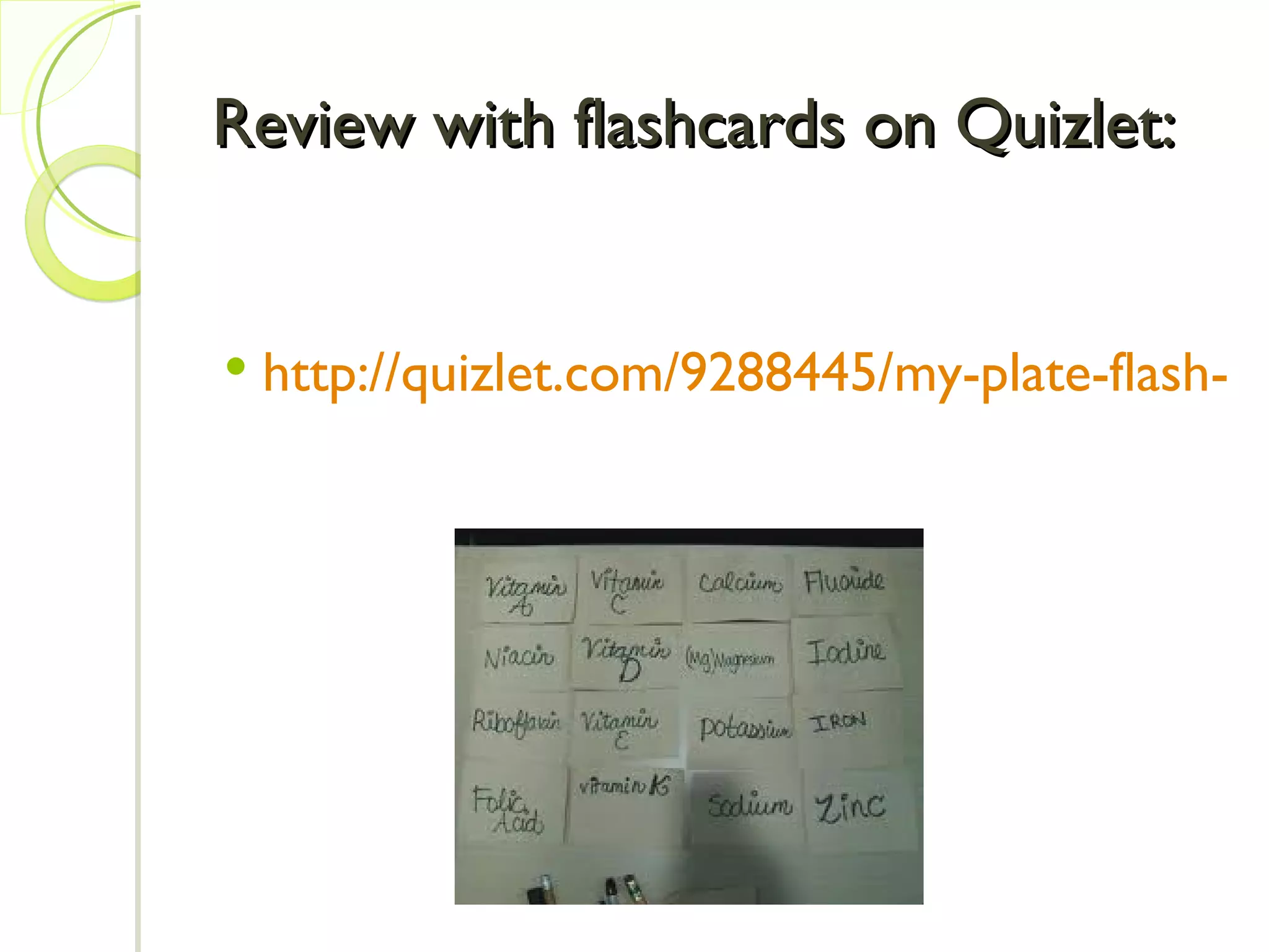 My plate presentation for students | PPT