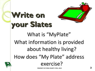 My plate presentation for students | PPT