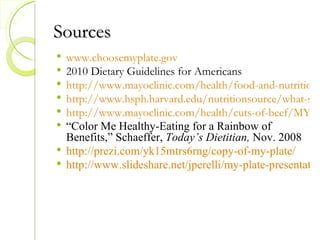 My plate presentation for students | PPT