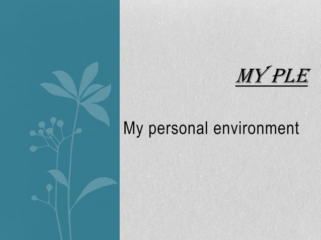 My ple presentation | PPT