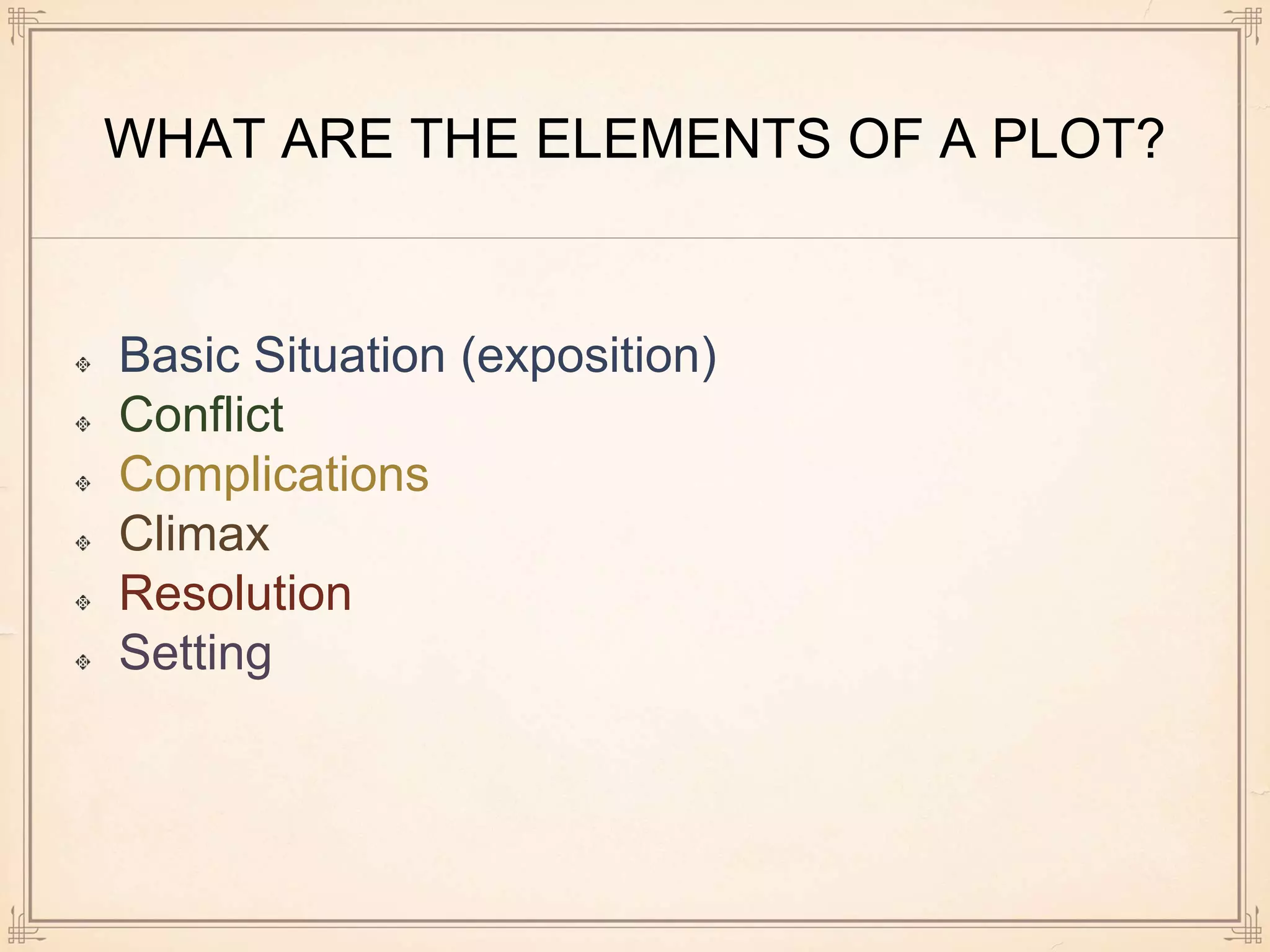 What is plot? | PPTX