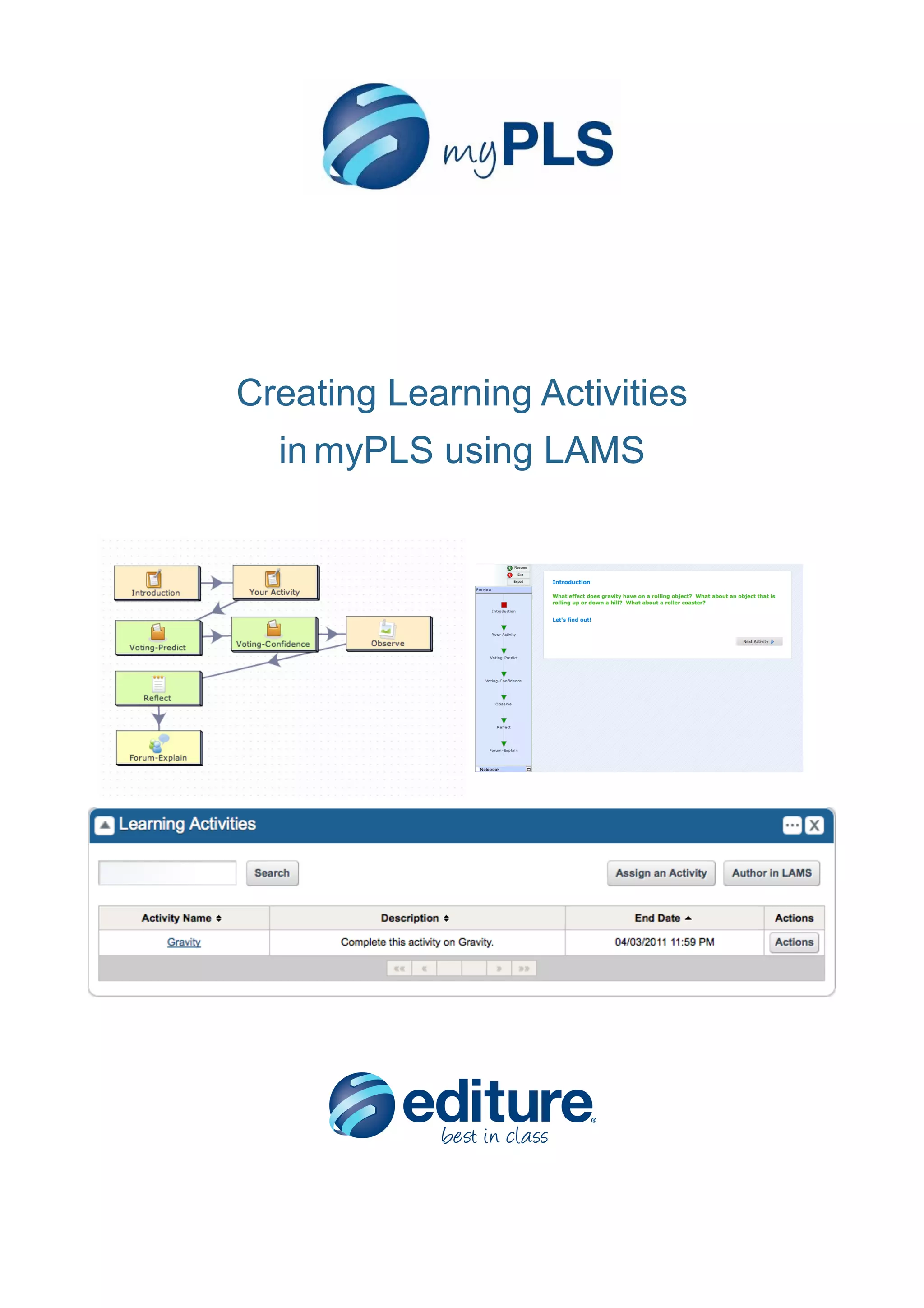 My pls learning_activities_lams0811 | PDF