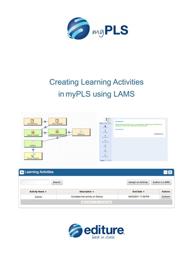 My pls learning_activities_lams0811 | PDF