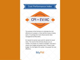 MyPM Project Management Formulas | PPT