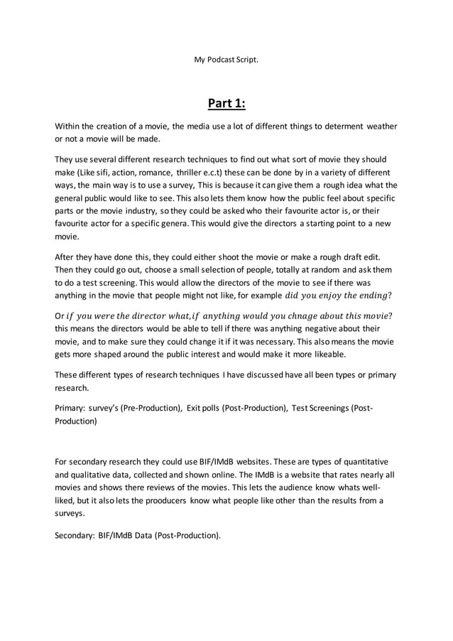 My Podcast Script Pdf 