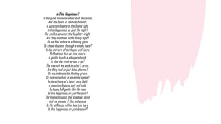 My Poem original poem made by me about random feelings | PPTX