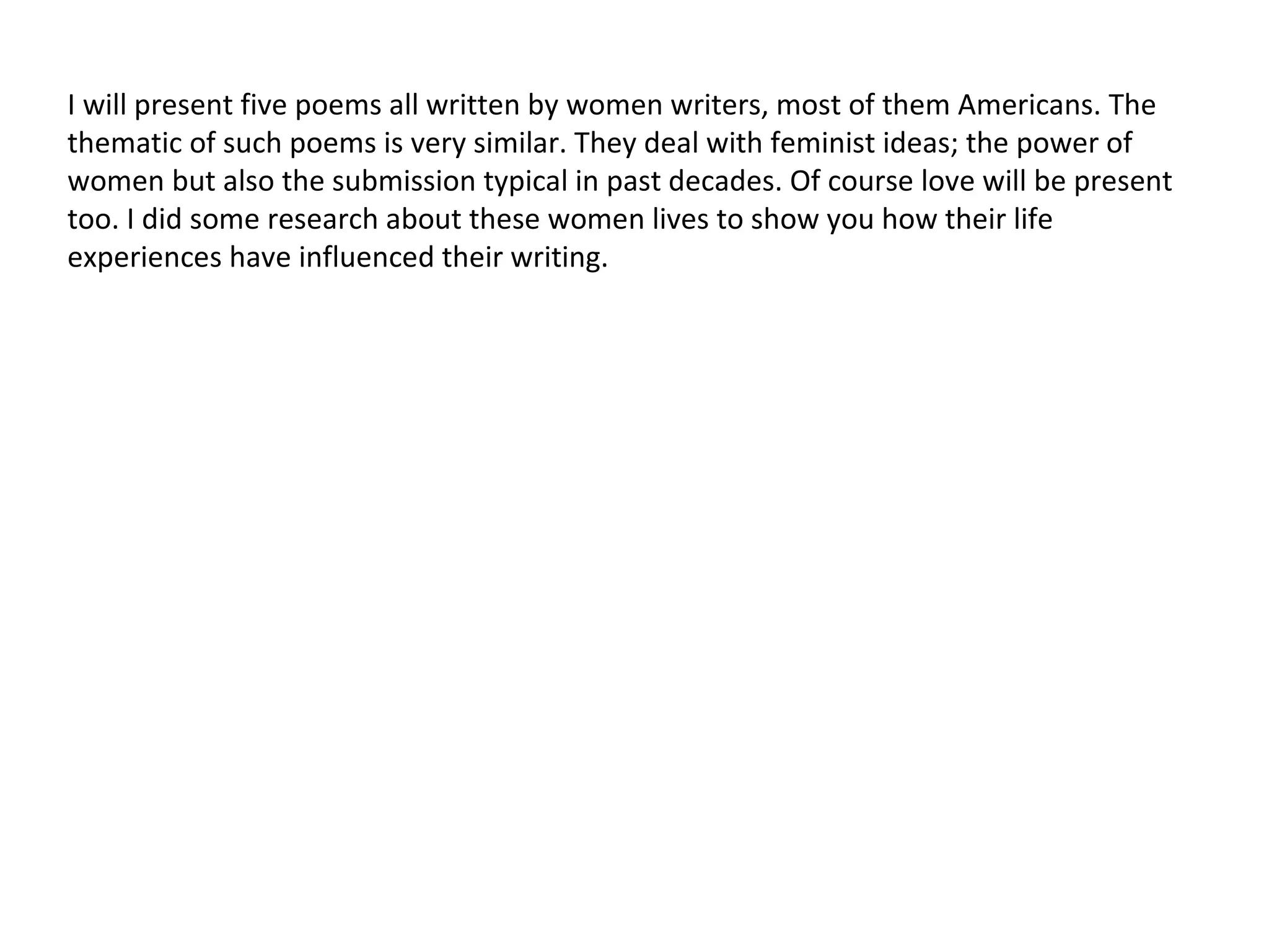 My poetry anthology | PPT