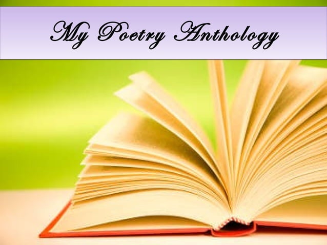 My poetry anthology | PPT