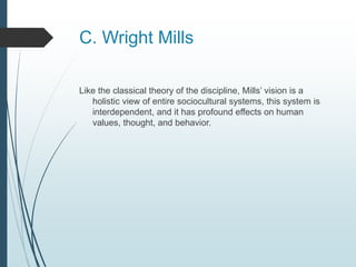 my p on C Wright mills | PPT