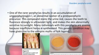 porphyrin metabolism | PPTX
