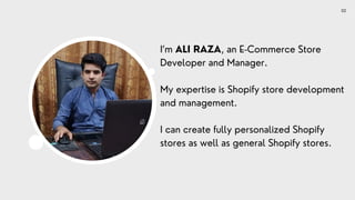 Shopify Virtual Assistant portfolio | PDF