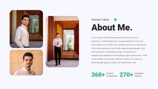 Hossein Taheri-Portfolio.pdf | Web Development | Internet