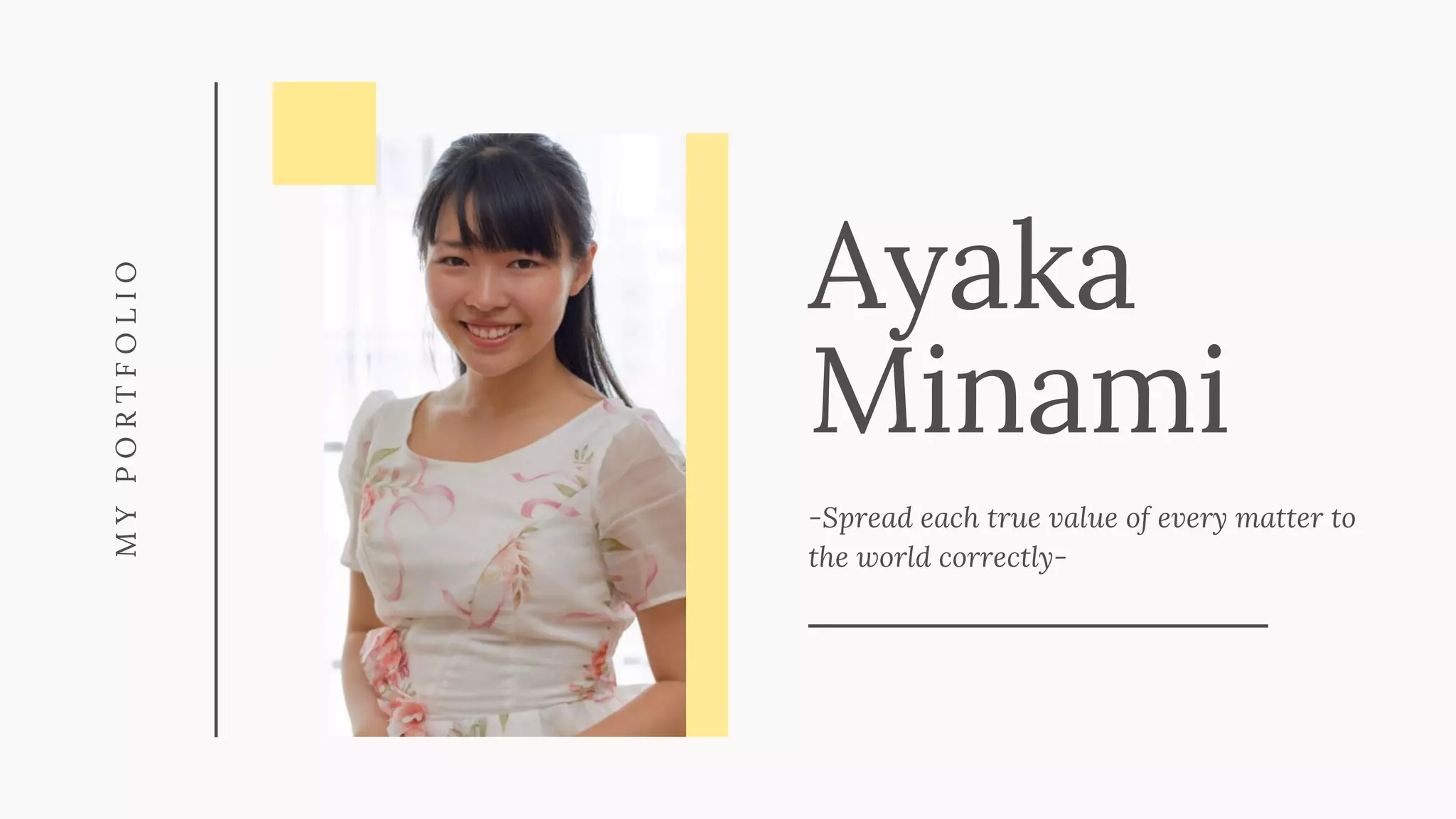 My port folio (3) | PPT