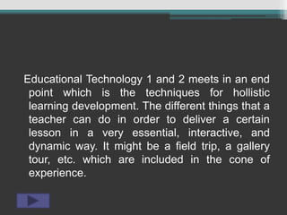 My portfolio in edtc | PPTX | Education