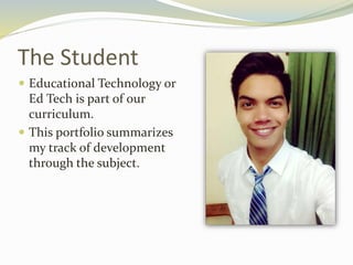My Portfolio in Educational Technology | PPT