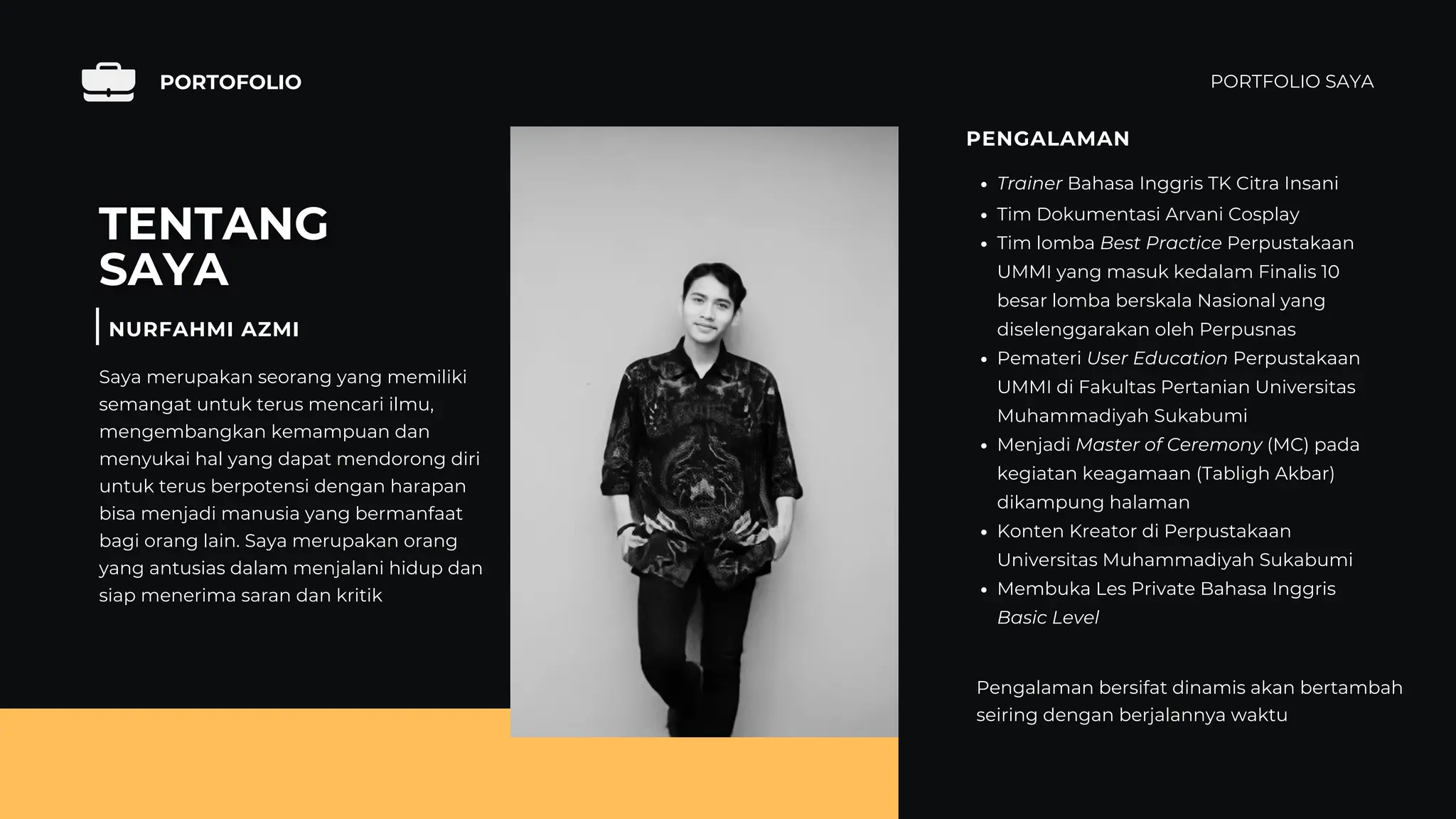 Portofolio sebagai dokumen untuk mendukung karir | PDF