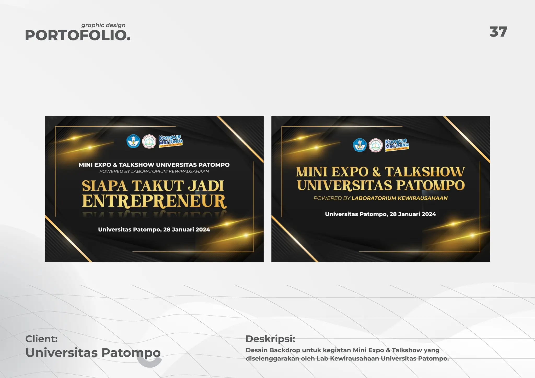 Rie's Portofolio | Selected Work | 2019-2024 | PPT